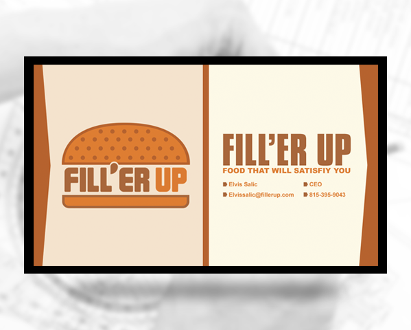 filler up business card | ElvisSalic.com