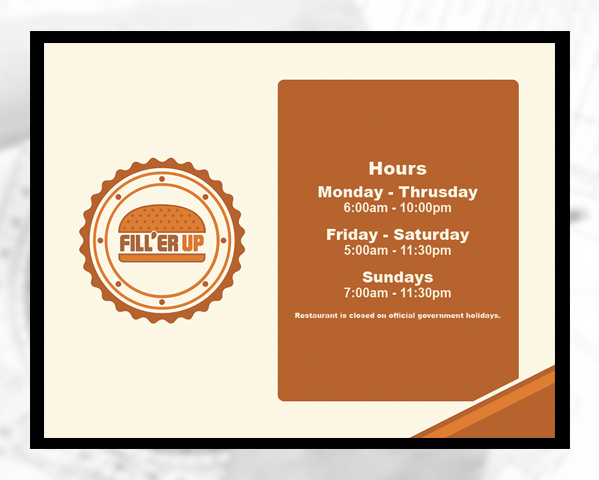 filler up door sign | ElvisSalic.com