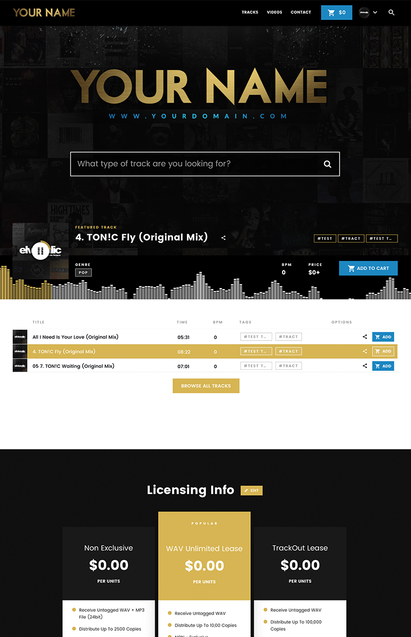 The Best Beatstars Layout Pages | ElvisSalic.com
