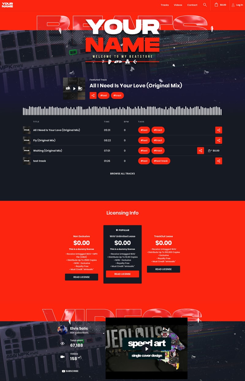 Aurantiaco Beatstars Pro Page 2 | ElvisSalic.com