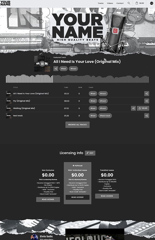 Monocroma Beatstars Pro Page 2 | ElvisSalic.com